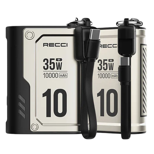 Recci 10000mAh Power Bank | 35W PD Fast Charging | iCase Stores
