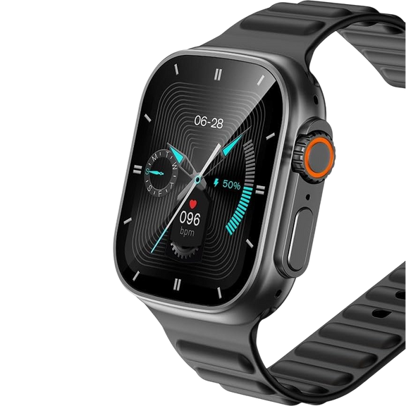 Awei H50 Smart Watch 1.96” Display with 180 Sports Modes, Heart Rate ...