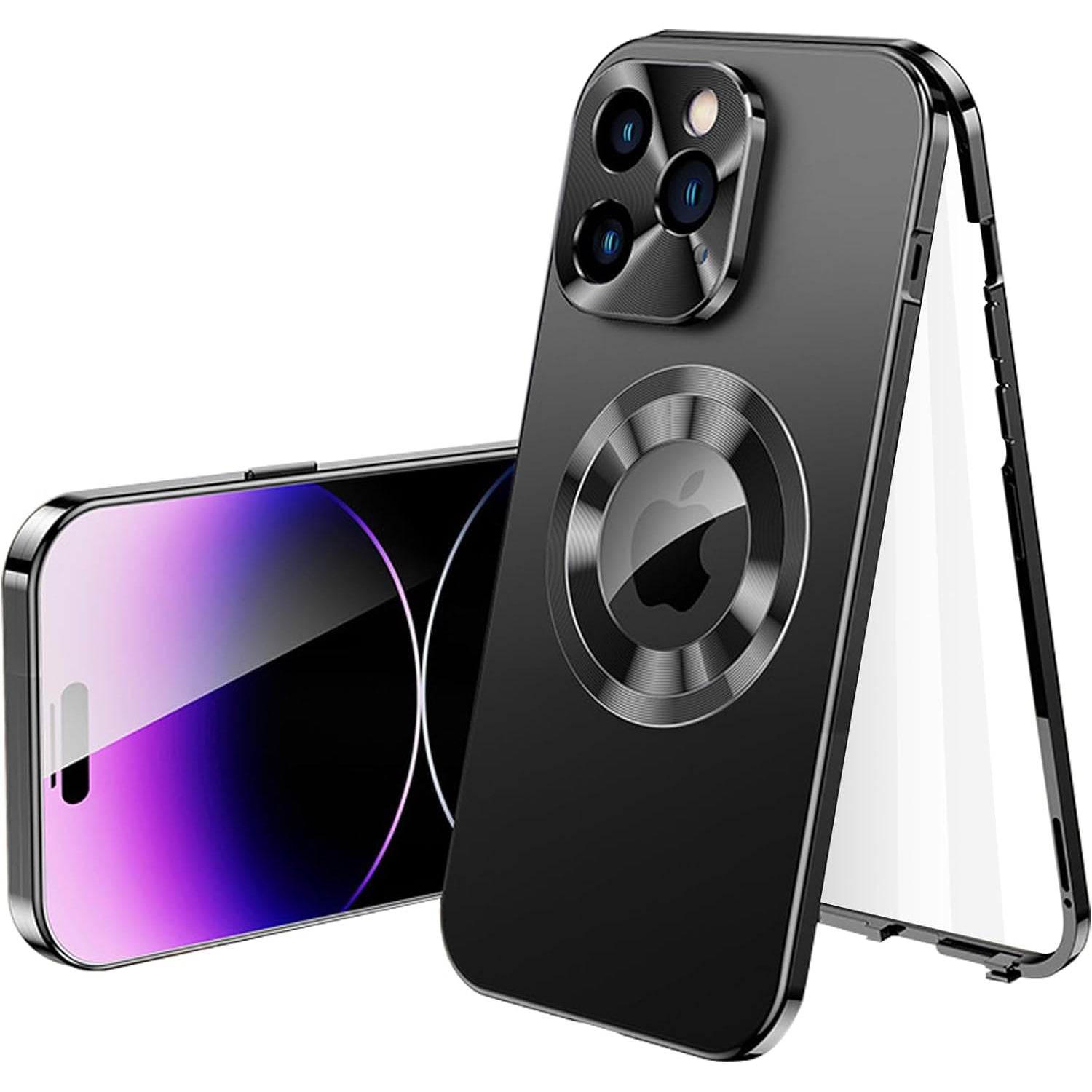 Double Sided Protection Case Compatible With Magsafe Magnetic Adsorpti ...