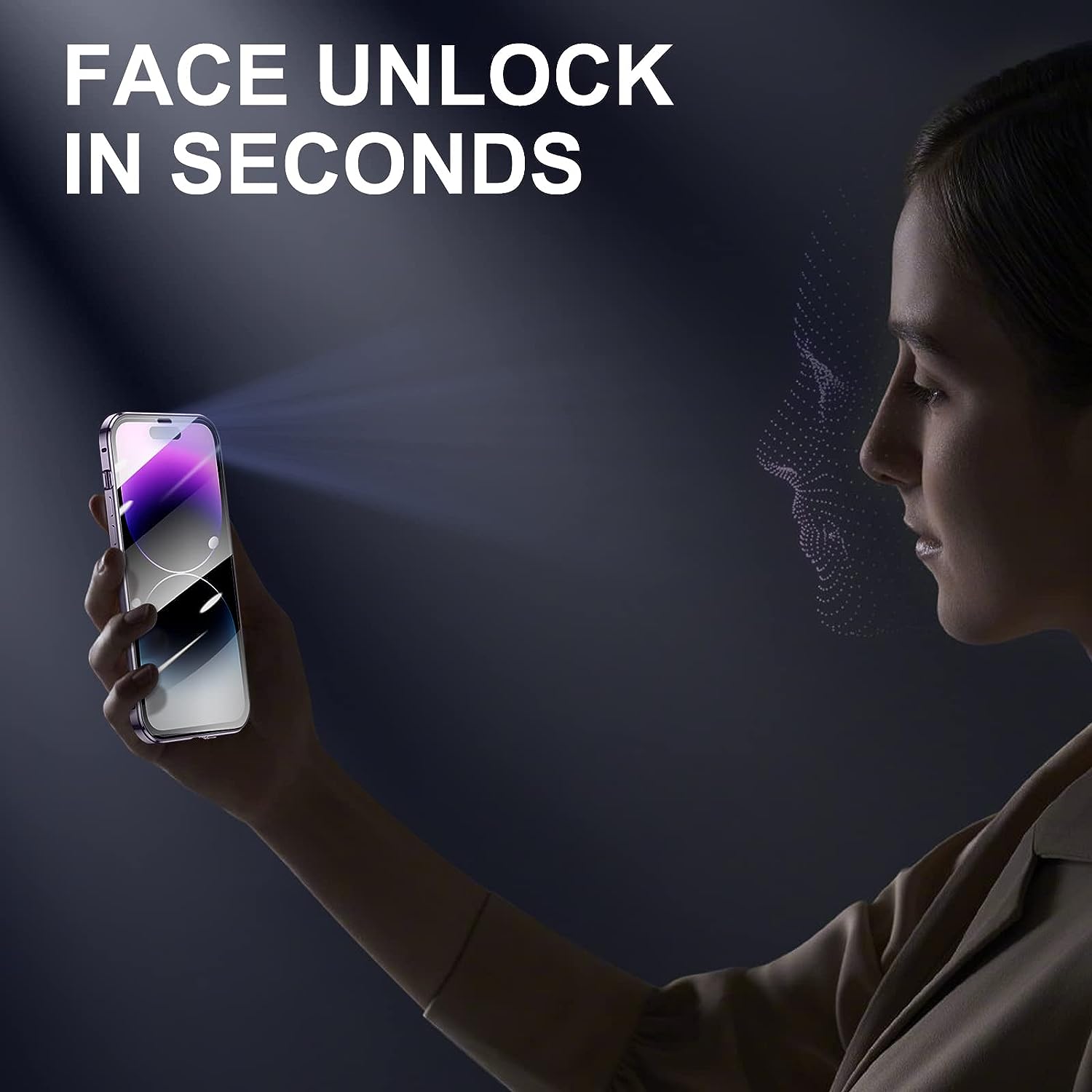 Full Body 360 Double-Sided Tempered Glass Case with Aluminum Frame ...