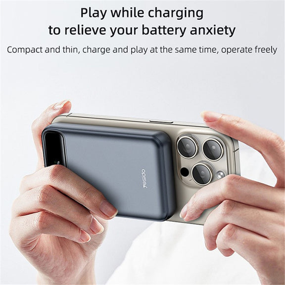 Yesido YP49 10000mAh Power Bank with 15W Wireless Fast Charging | iCase ...