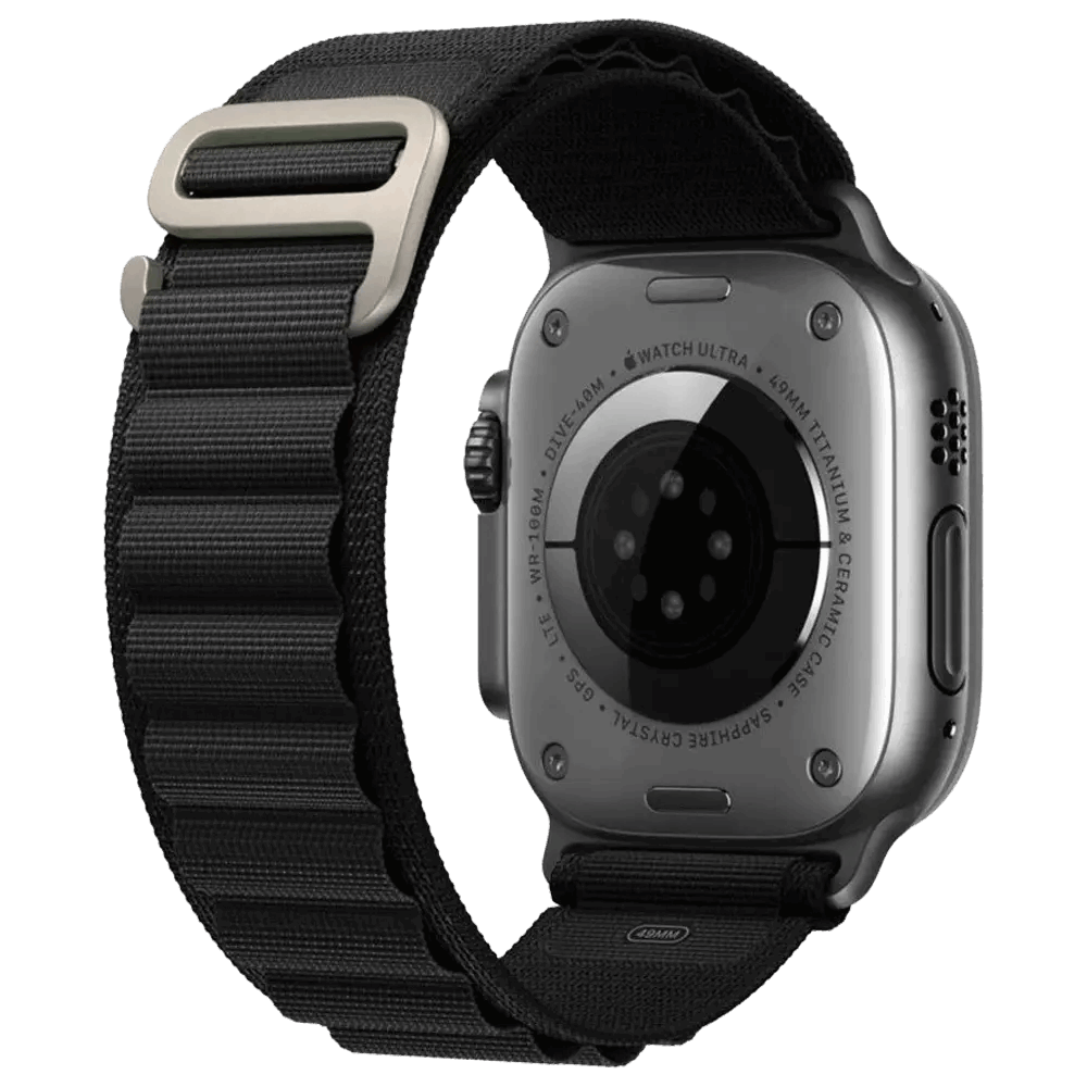 Alpine Loop Apple Watch Band - Black - iCase Stores