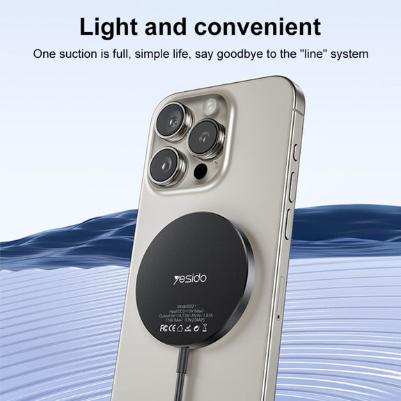 Yesido DS21 15W Magnetic Wireless Charger | MagSafe Fast Charging Pad ...