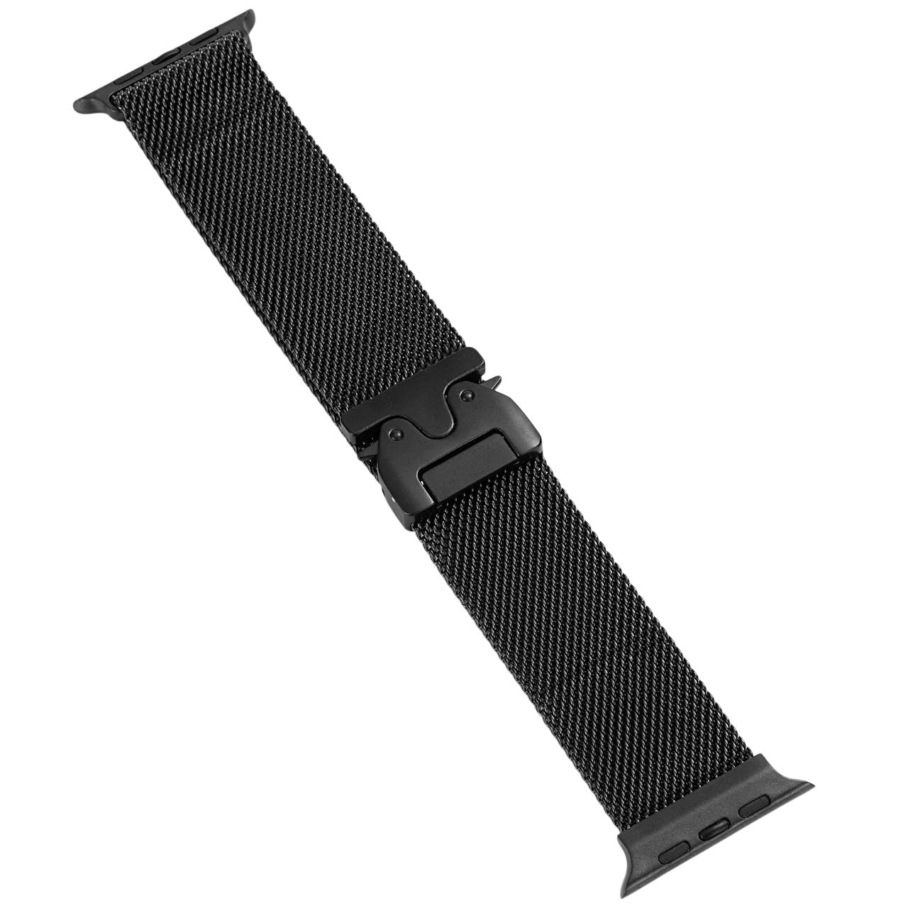 Pure Titanium Milanese Loop Strap for Apple Watch - Black | iCase Stores