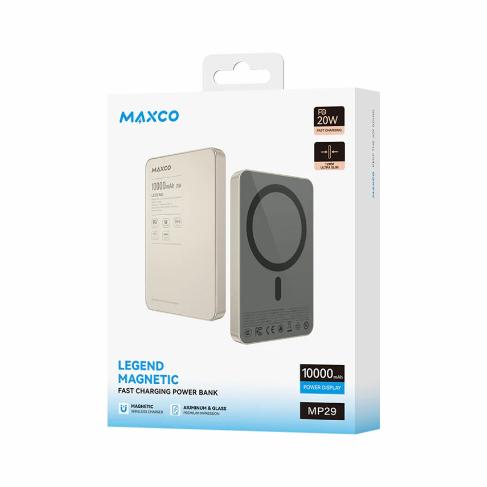 Maxco Super Slim MagSafe Power Bank 10000mAh 20W | iCase Stores