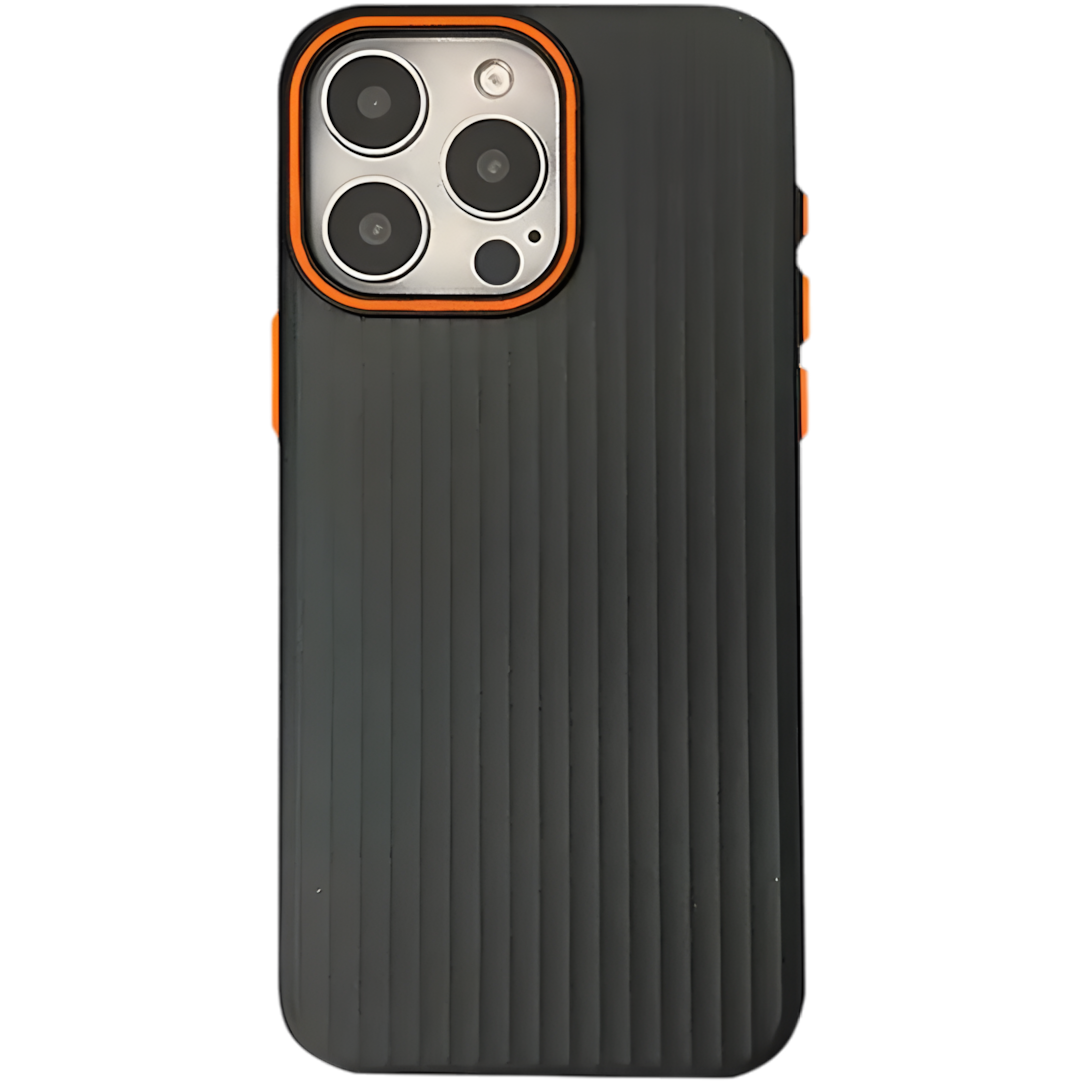 Cover Luxury Corrugated Plating Metal Matte Case for iPhone- iCase Stores