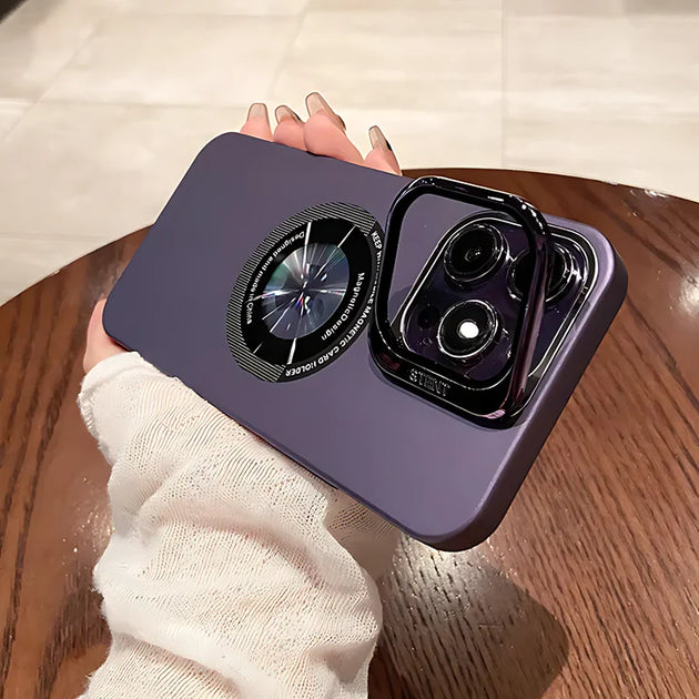 Bracket Lens MagSafe Case with Camera Shield & Flip Stand & Speakers ...