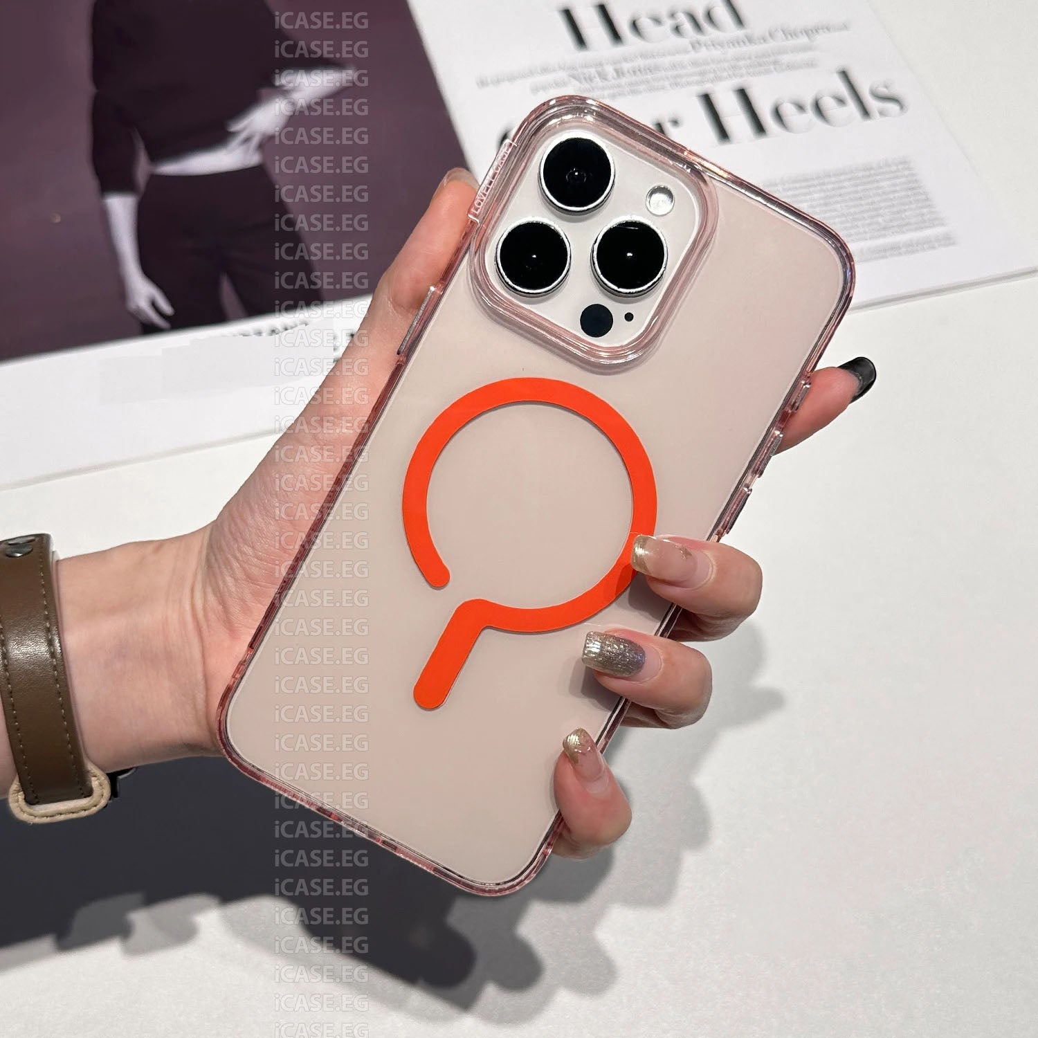 Premium MagSafe Clear Silicone Case | Shockproof & Lightweight | iCase ...