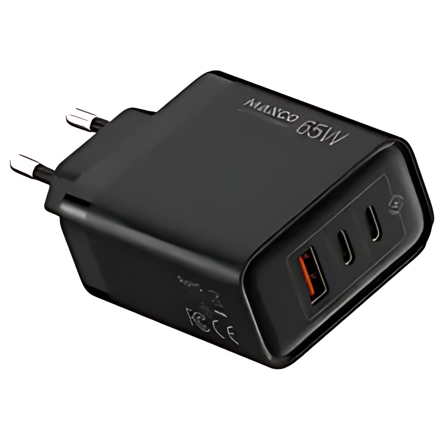 Maxco GaN Fast Charger PD 65W 3-Ports EU Plug | iCase Stores USB-C ...