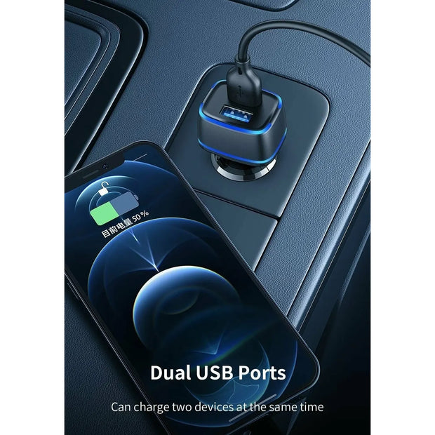 Recci Car Charge Kit (With Micro Cable) Led Light 2.4A 15cm - iCase ...