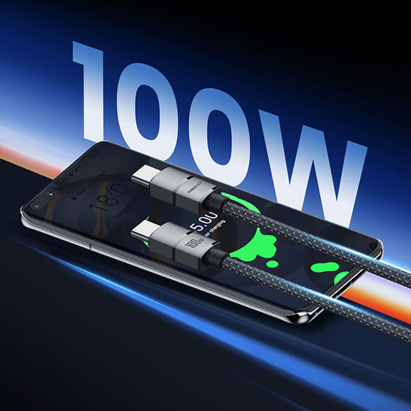 Recci RS12CC Warrior Series Type-C to Type-C Cable 100W | PD Fast ...