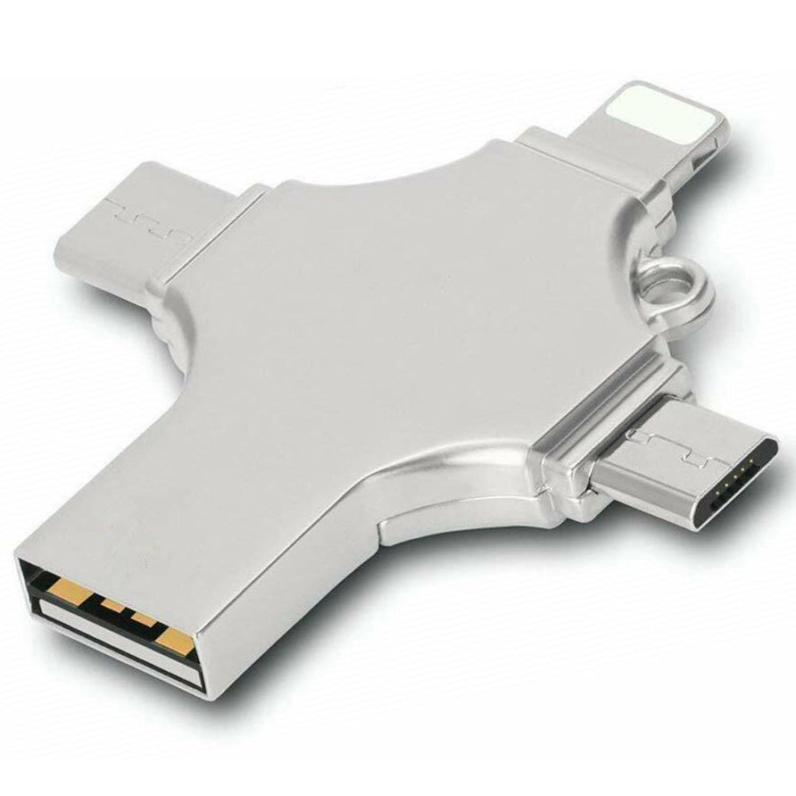 4-In-1 OTG USB Flash Drives for iPhone / Android – iCase Stores